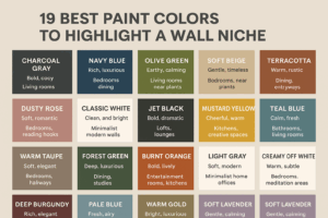 19 Best Paint Colours To Highlight A Wall Niche